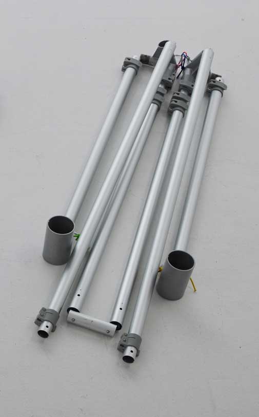 STANCHION NET SUPPORT - Upgrade T2 to T3 for hard grounds– Telescopicgoal